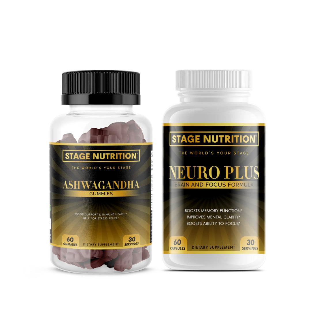ASHWAGANDHA + NEUROPLUS FOCUS BUNDLE | 10% OFF – SAVE $5.80